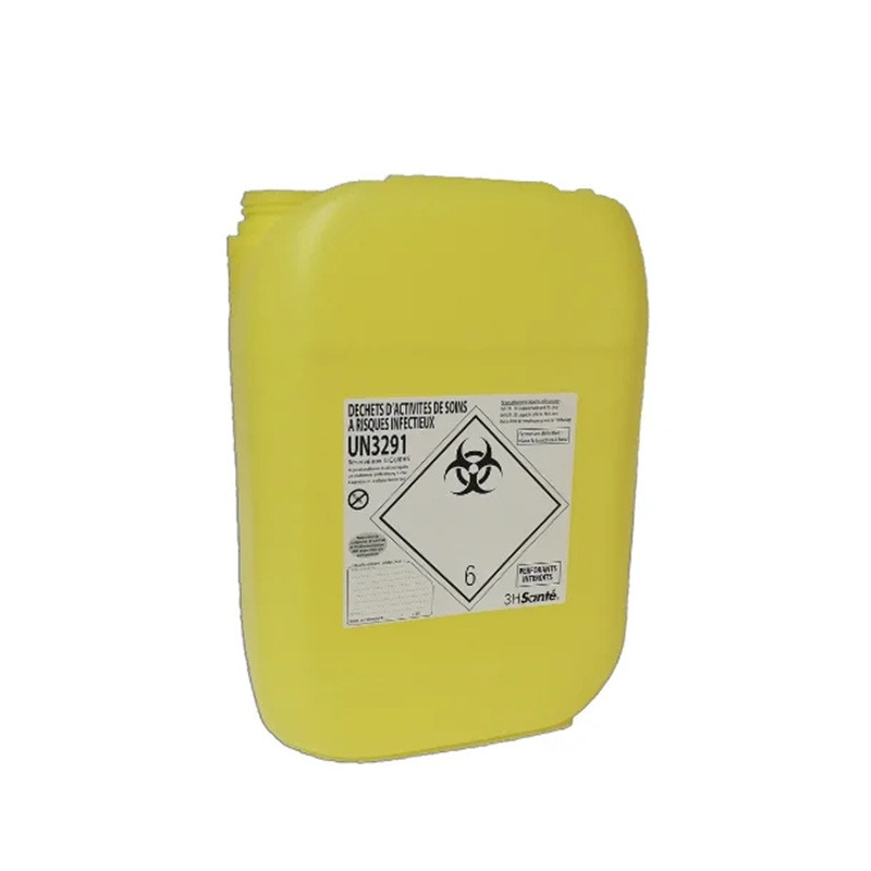 Bidon DASRI jaune 10L + Bouchon | M-D-R